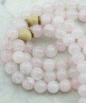 Rose Mala Beads | 108 malas, rose quartz gemstones, mala, mala ...